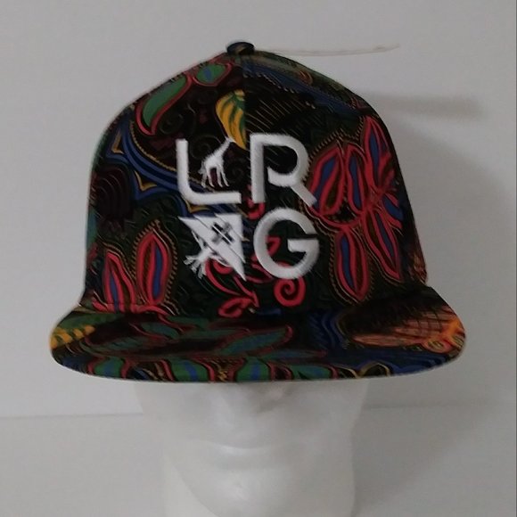 LGR Listed Research Group | Accessories | Lrg Mens Lifted Research Group Logo Flat Bill Snapback ...